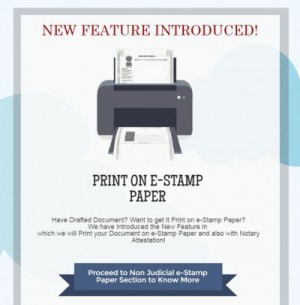 Get Drafted Document Print on Stamp paper Online - eDrafter.in