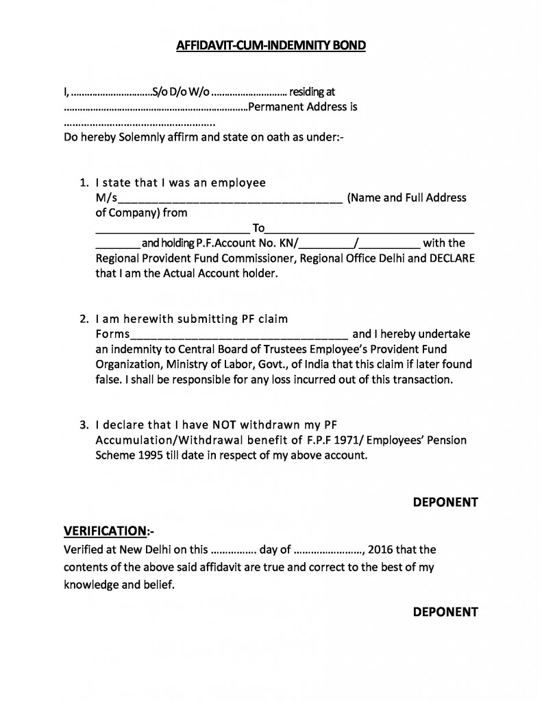 PF Withdrawal Affidavit EDrafter pf-withdrawal-affidavit-edrafter
