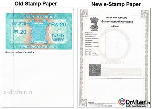 E Stamp Paper In Bangalore Get It Online EDrafter in