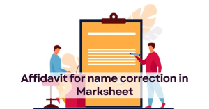 Affidavit For Name Correction In Marksheet - eDrafter